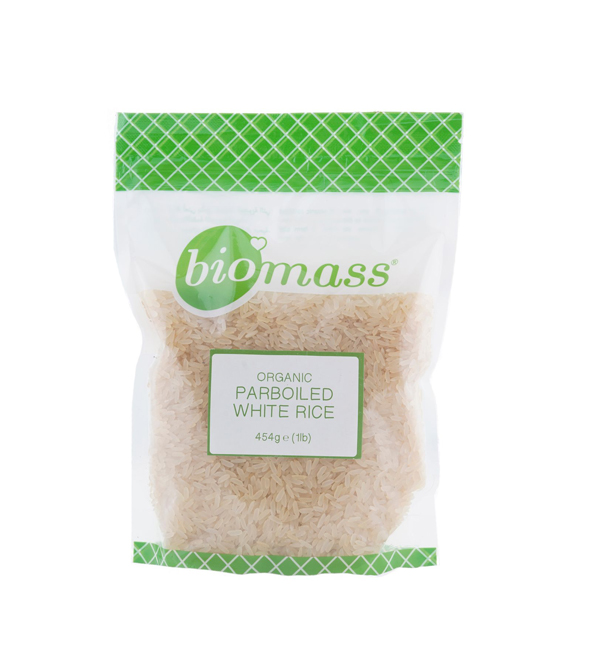 BIOMASS ORGANIC PARBOILED WHITE RICE – New Earth