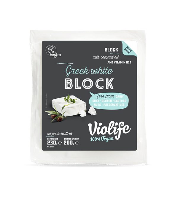 VIOLIFE GREEK WHITE BLOCK CHEESE – New Earth