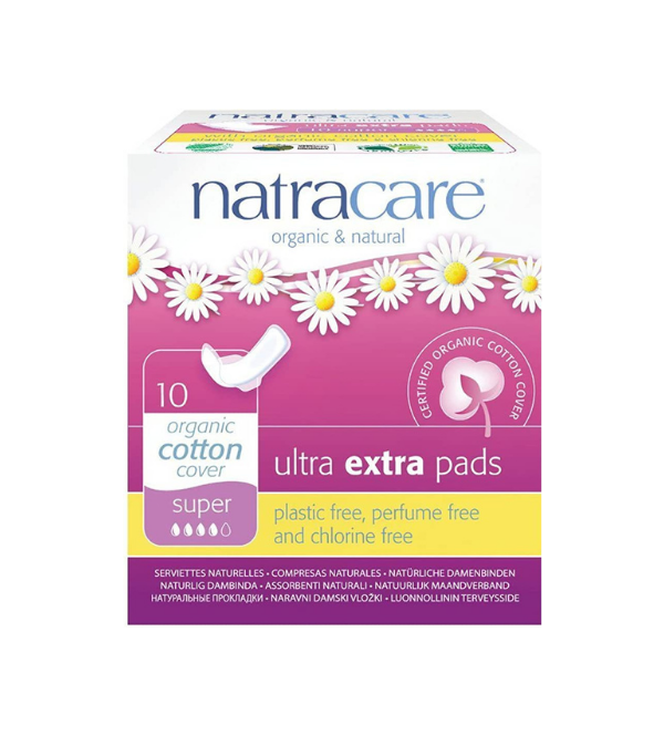 NATRACARE ULTRA EXTRA SUPER PERIOD PADS – New Earth NATRACARE ULTRA EXTRA SUPER PERIOD PADS – New Earth