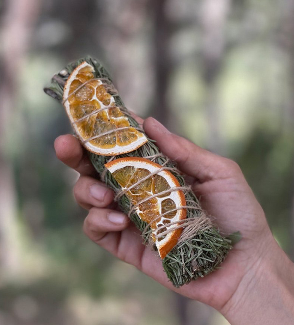 SACRED MAGICAL ORANGE MIX SMUDGING STICK – New Earth