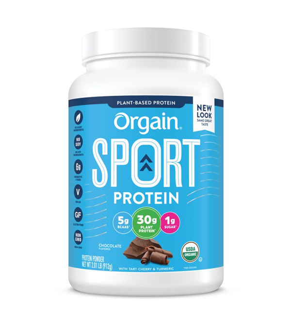 ORGAIN SPORT PLANT BASED PROTEIN POWDER CHOCOLATE – New Earth