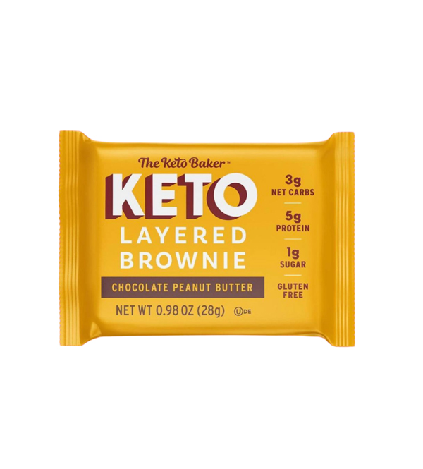 THE KETO BAKER BROWNIE CHOCOLATE PEANUT BUTTER – New Earth