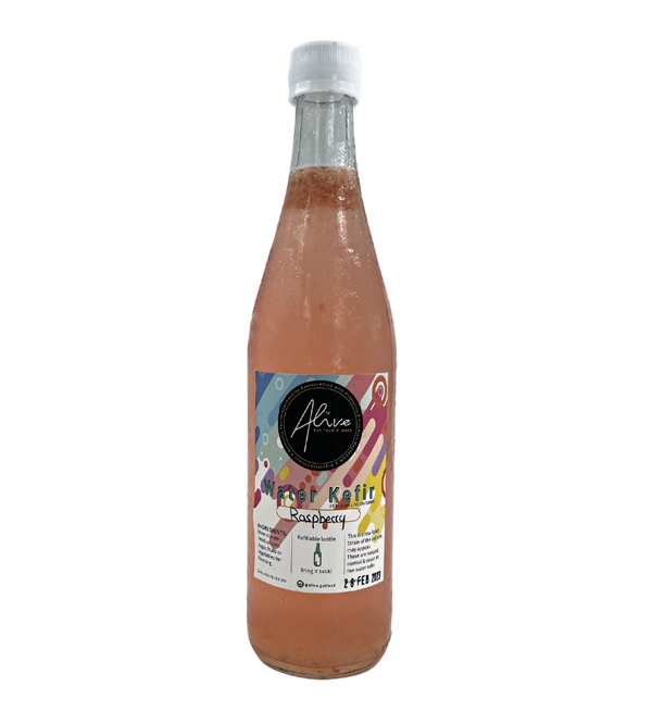 ALIVE RASPBERRY WATER KEFIR – New Earth