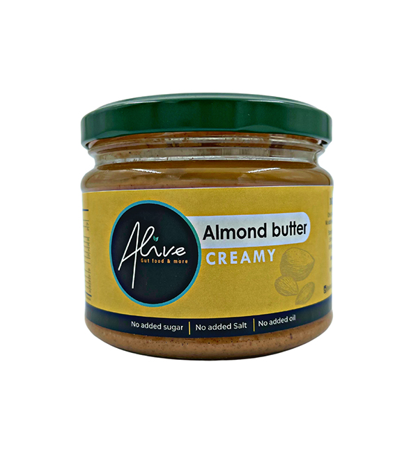 ALIVE CREAMY ALMOND BUTTER – New Earth