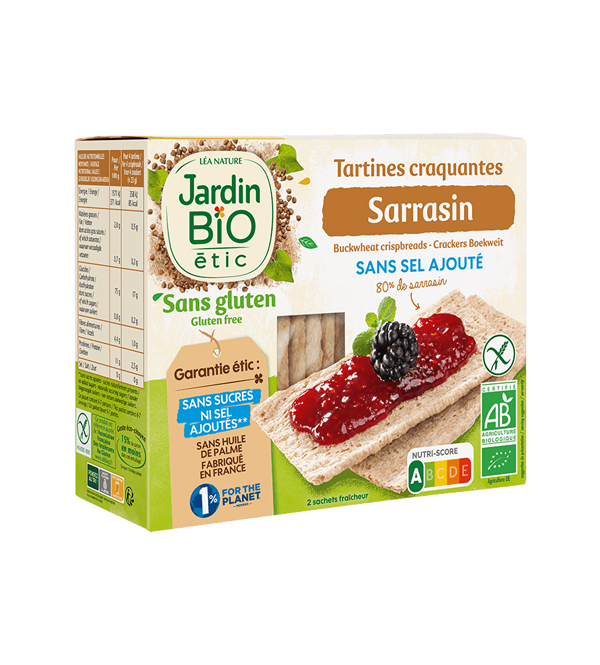 JARDIN BIO ORGANIC BUCKWHEAT CRISPBREADS – New Earth