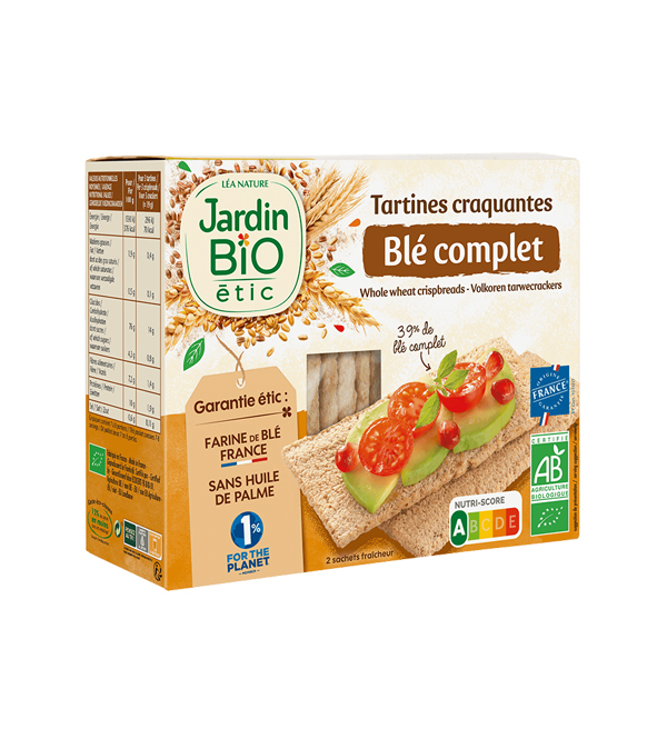JARDIN BIO WHOLE WHEAT CRISPBREADS – New Earth