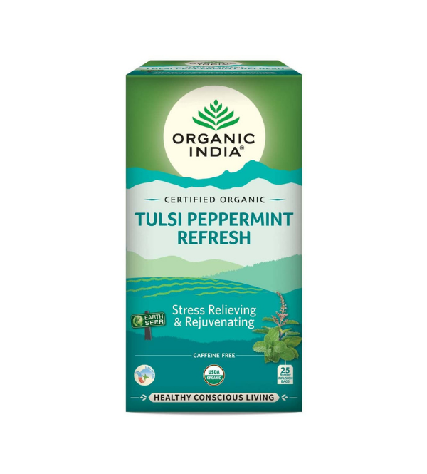 ORGANIC INDIA TULSI PEPPERMINT REFRESH – New Earth