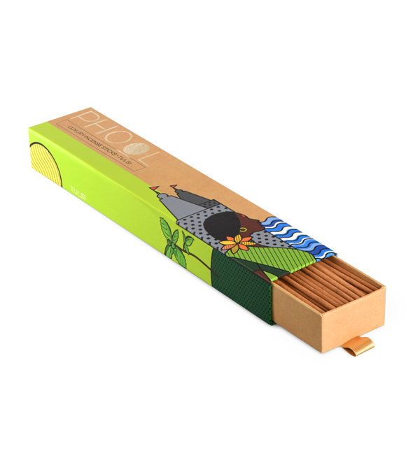 PHOOL TULSI INCENSE STICKS – New Earth