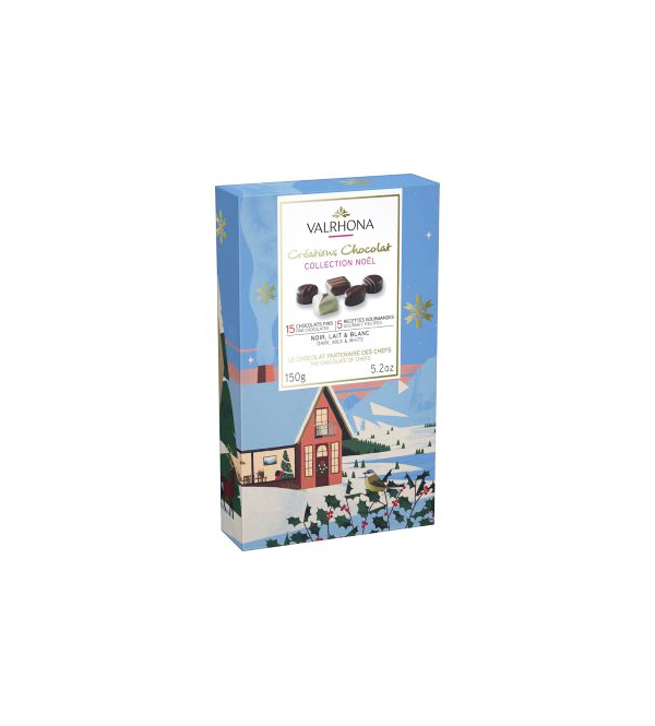VALRHONA GIFT BOX OF FINE CHRISTMAS CHOCOLATES – New Earth