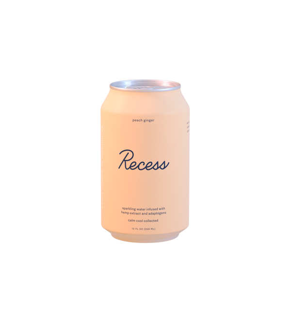 RECESS PEACH GINGER SPARKLING WATER – New Earth