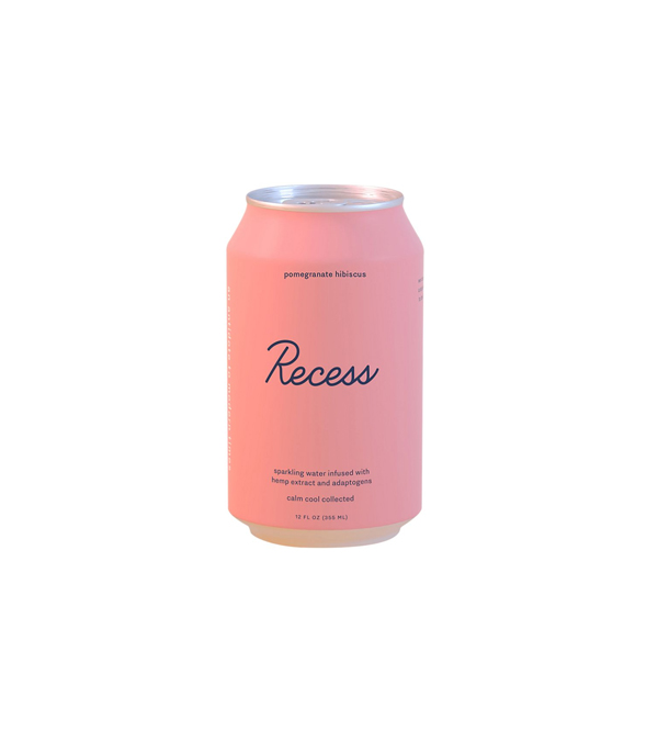 RECESS POMEGRANATE HIBISCUS SPARKLING WATER – New Earth