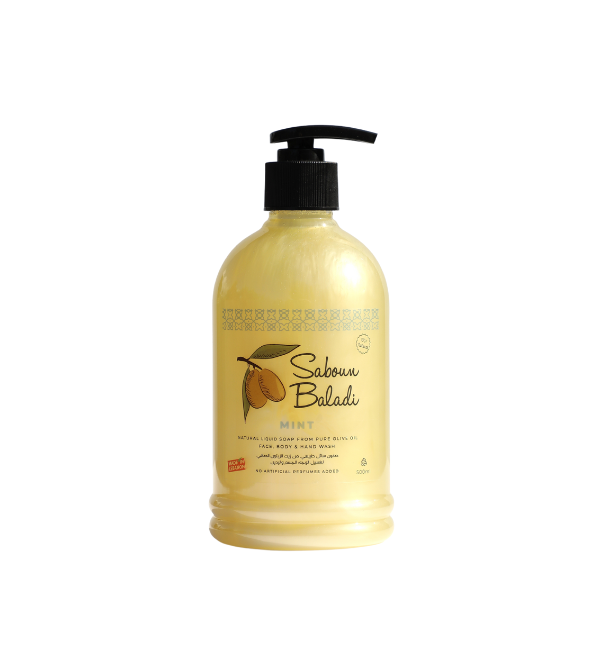SABOUN BALADI MINT LIQUID SOAP – New Earth