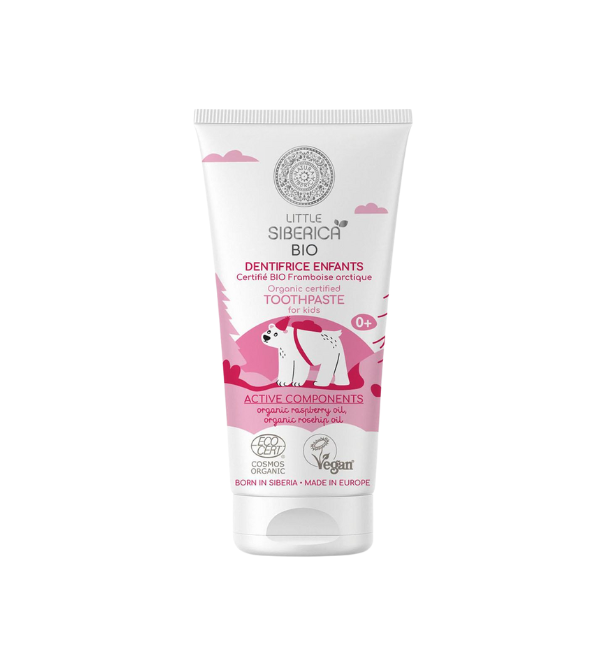 LITTLE SIBERICA TOOTHPASTE FOR KIDS RASPBERRY – New Earth