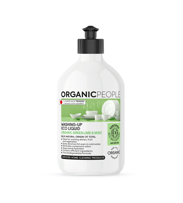 ORGANIC PEOPLE WASHING UP LIQUID GREEN LIME- MINT – New Earth