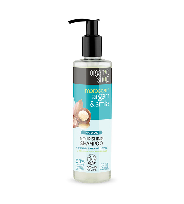 ORGANIC SHOP ARGAN AND AMLA NOURISHING SHAMPOO – New Earth