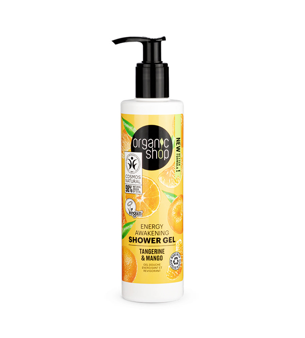 ORGANIC SHOP TANGERINE AND MANGO SHOWER GEL – New Earth