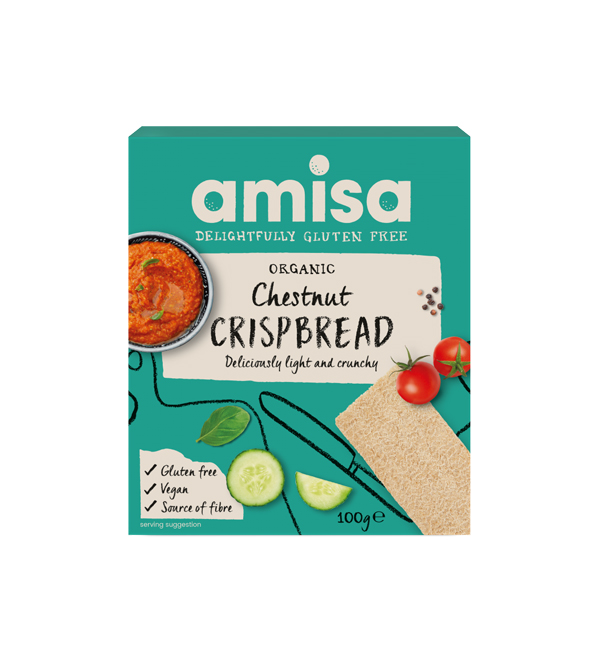 AMISA ORGANIC GLUTEN FREE CHESTNUT CRISPBREAD – New Earth