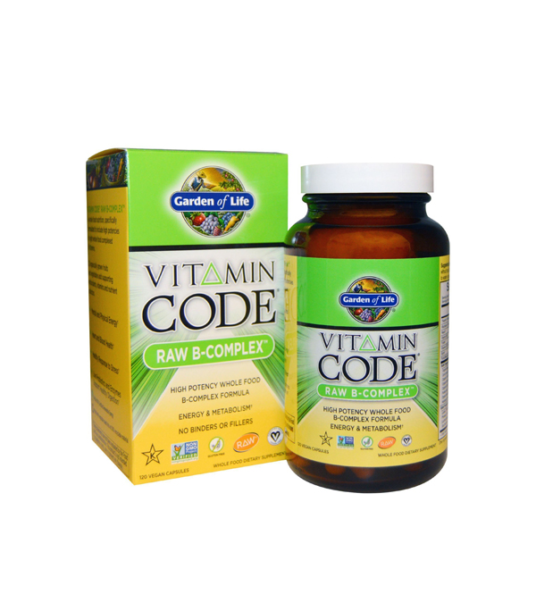 GARDEN OF LIFE VITAMIN CODE RAW B-COMPLEX CAPSULES – New Earth