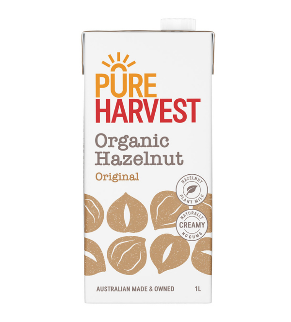 PURE HARVEST HAZELNUT MILK – New Earth