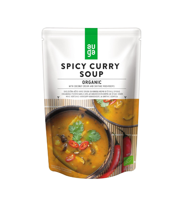 AUGA ORGANIC SPICY CURRY SOUP – New Earth