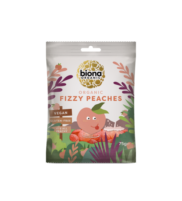 BIONA ORGANIC FIZZY PEACHES – New Earth