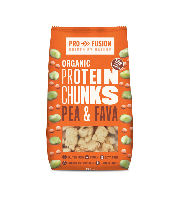 PROFUSION ORGANIC PEA & FAVA PROTEIN CHUNKS – New Earth