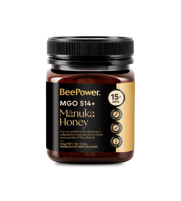 BEEPOWER AUSTRALIAN MANUKA MGO 514+ (15+) – New Earth