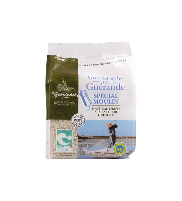 LE GUERANDAIS NATURAL DRIED SEA SALT FOR GRINDER. – New Earth