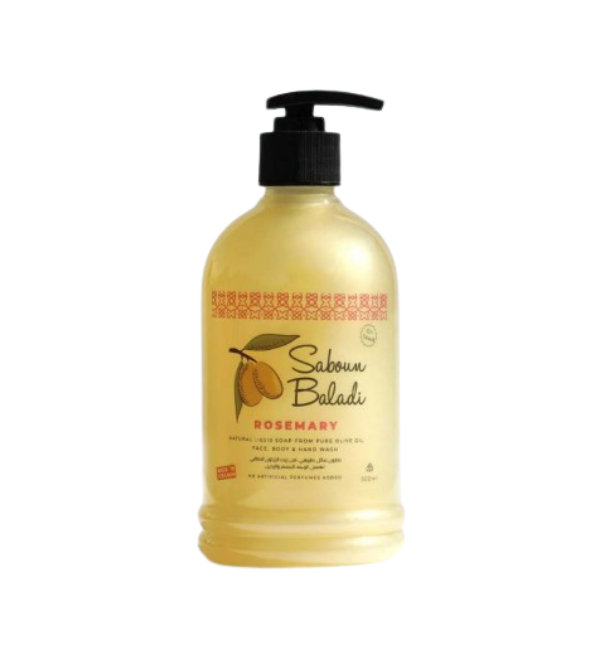 SABOUN BALADI ROSEMARY LIQUID SOAP – New Earth