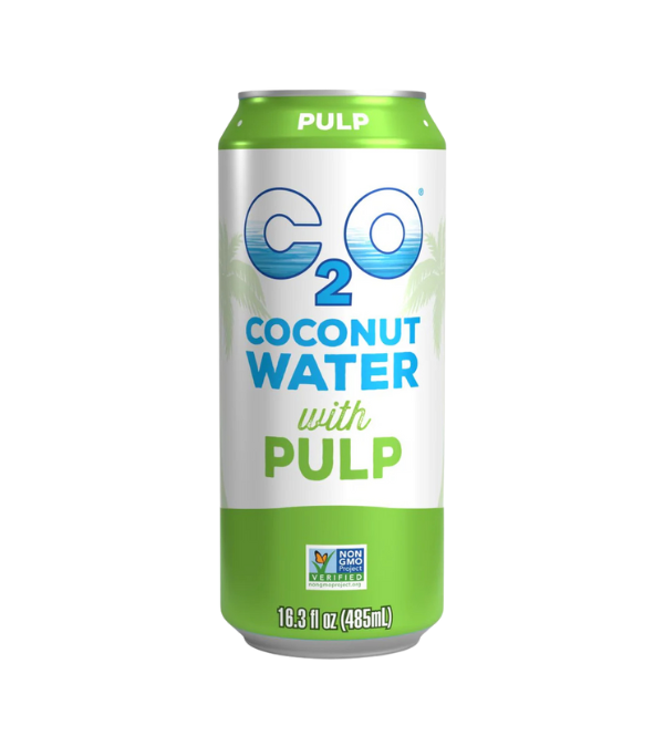 C2O COCONUT WATER WITH PULP CAN – New Earth