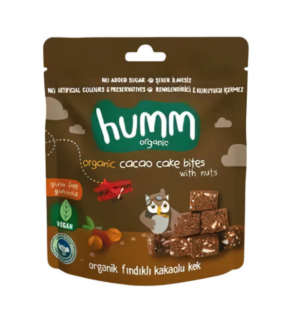 HUMM GLUTEN-FREE CACAO AND HAZELNUT CAKE BITES – New Earth