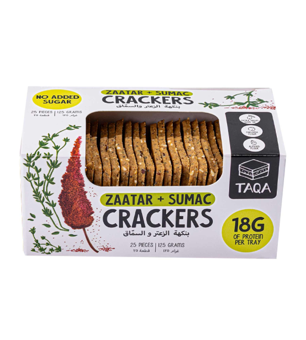 TAQA ZAATAR AND SUMAC CRACKERS – New Earth