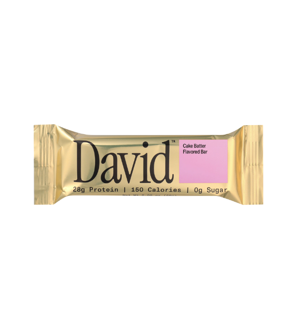 DAVID PROTEIN CAKE BATTER PROTEIN BAR – New Earth