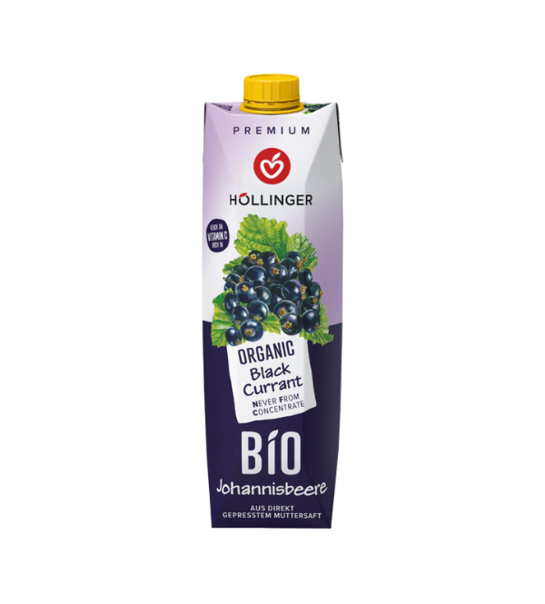 HOLLINGER ORGANIC BLACKCURRANT JUICE – New Earth