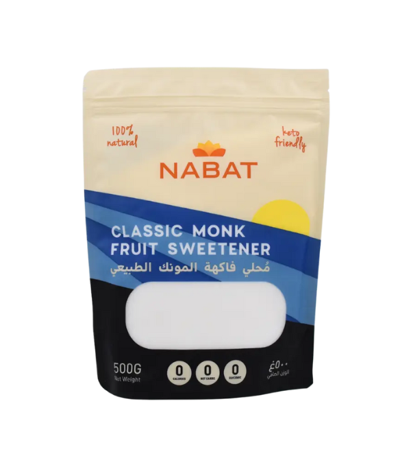 NABAT CLASSIC MONK FRUIT SWEETENER 500G – New Earth