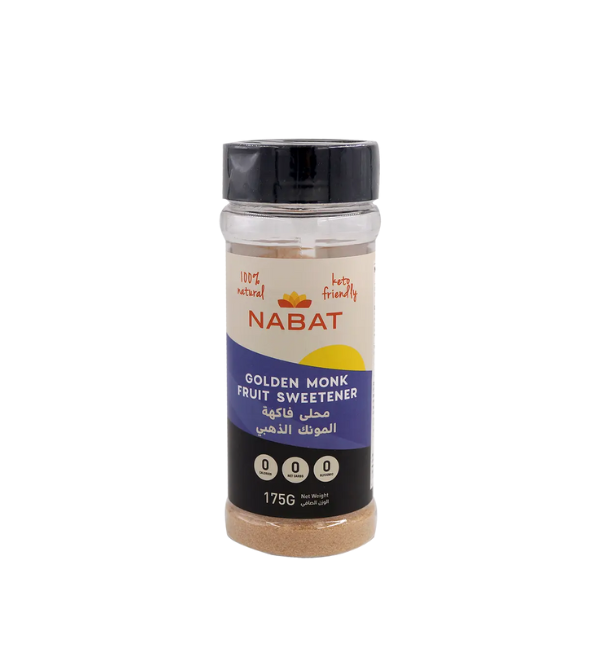 NABAT NATURAL GOLDEN MONK FRUIT SWEETENER SHAKER – New Earth
