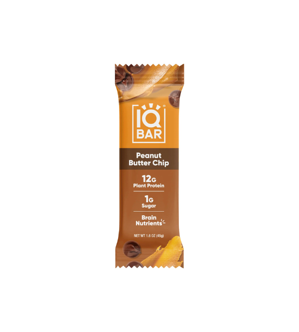 IQ BAR PEANUT BUTTER CHIP. – New Earth