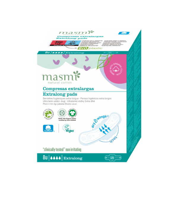 MASMI EXTRALONG COTTON PADS – New Earth