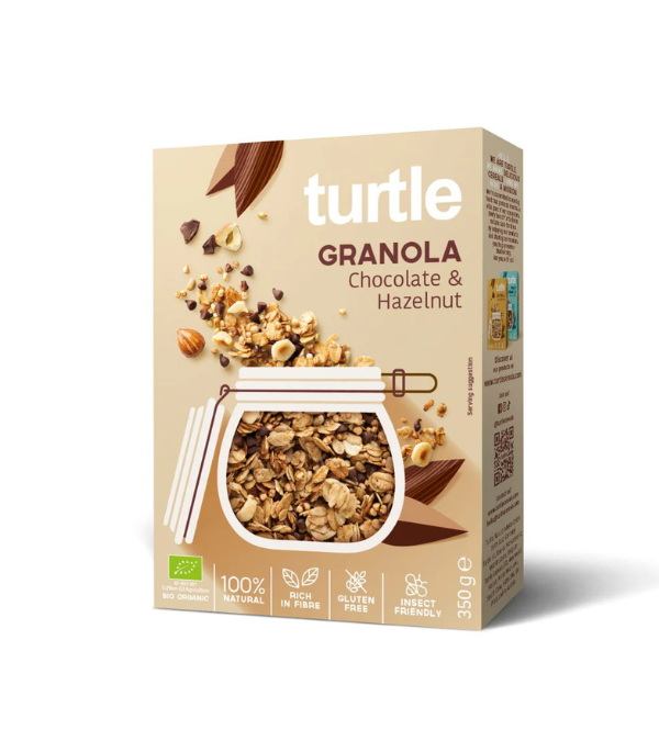 TURTLE GRANOLA CHOCOLATE AND HAZELNUT. – New Earth